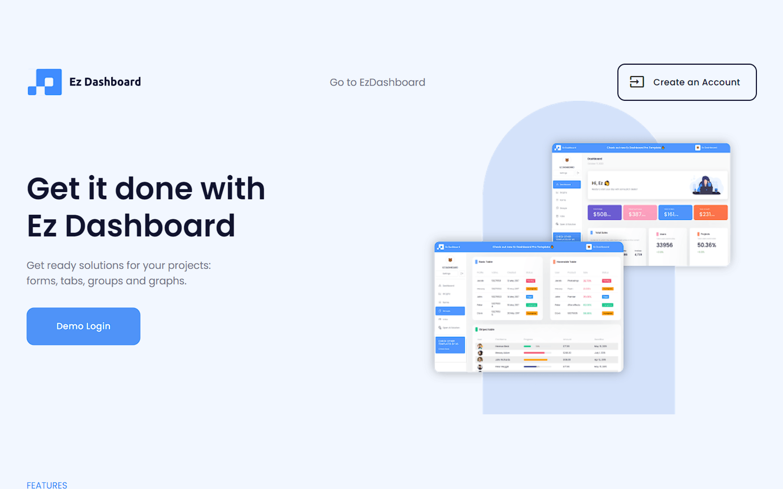 Ez Dashboard + OpenAI NoCode Web Template by EazyCode on Dribbble