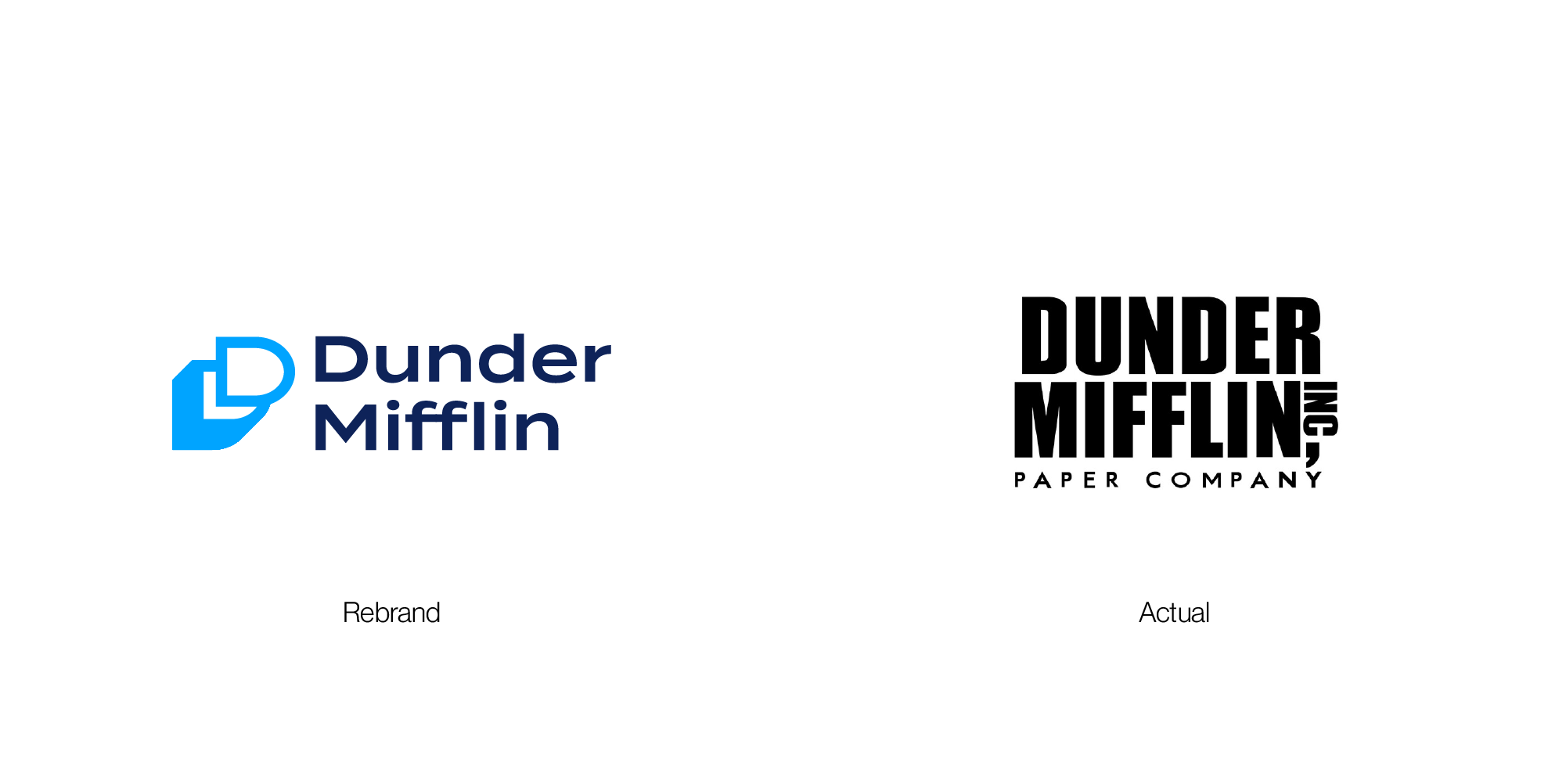 Dunder Mifflin - Logo rebrand by Theofficiel on Dribbble