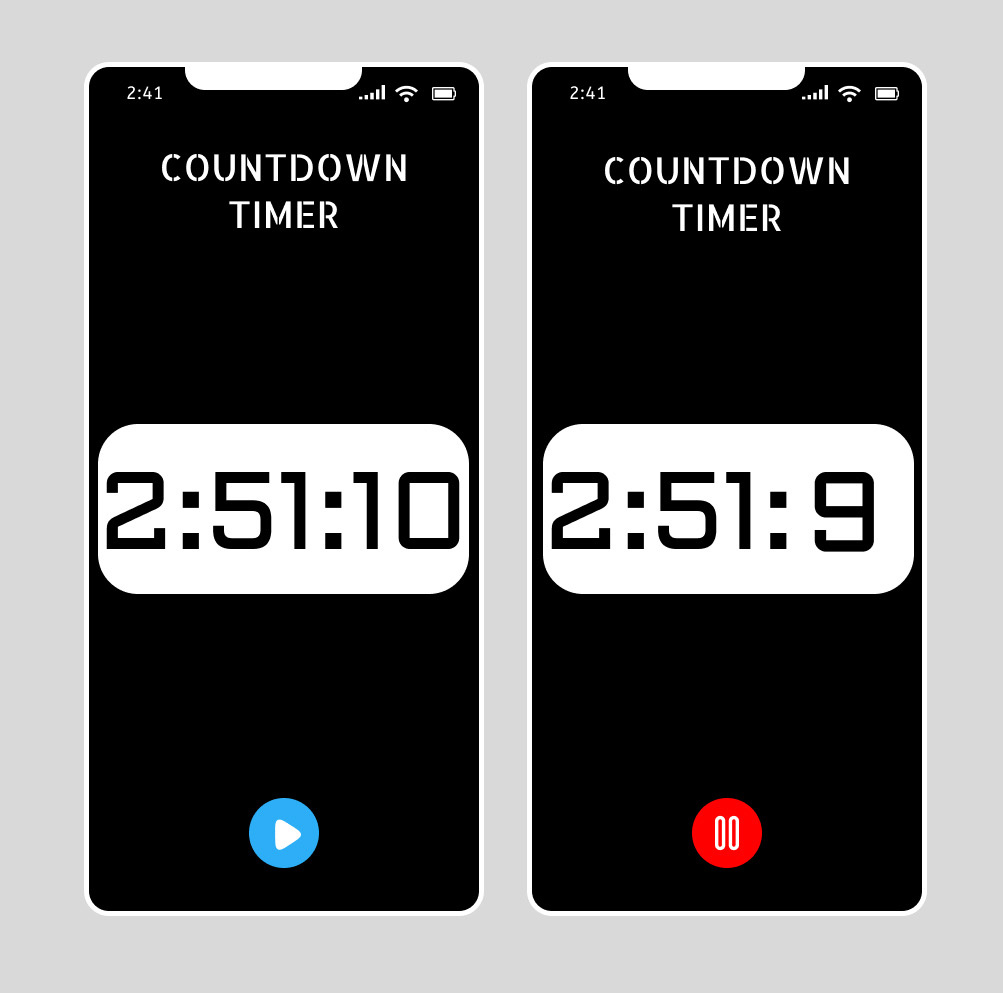 Challenge #014 - : Design a countdown timer by chinonso obata on Dribbble