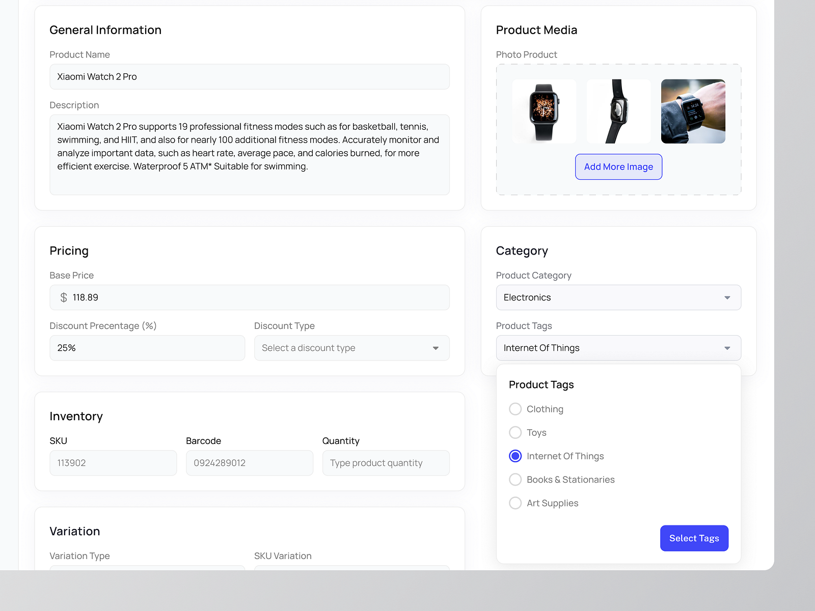 Kusale - Add Product Dashboard Page by Yoga Satria for Odama on Dribbble Kusale - Add Product Dashboard Page by Yoga Satria for Odama on Dribbble