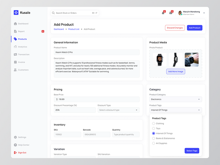 Kusale - Add Product Dashboard Page by Yoga Satria for Odama on Dribbble Kusale - Add Product Dashboard Page by Yoga Satria for Odama on Dribbble