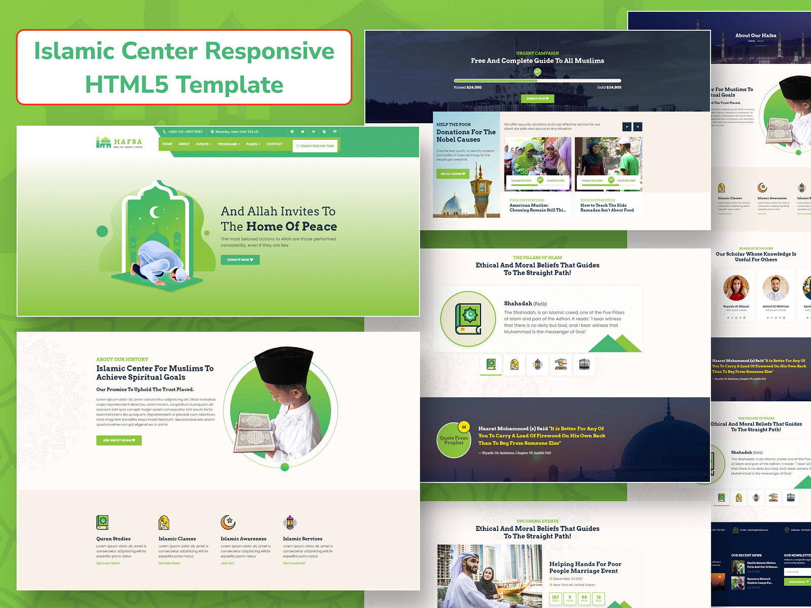 Islamic Center HTML Template by Ui Barn on Dribbble Islamic Center HTML Template by Ui Barn on Dribbble