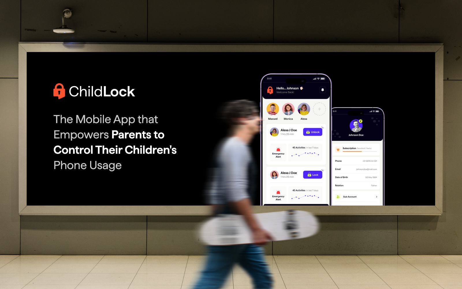 Child Lock - A Security App Logo Branding Design by Codiant Software ...