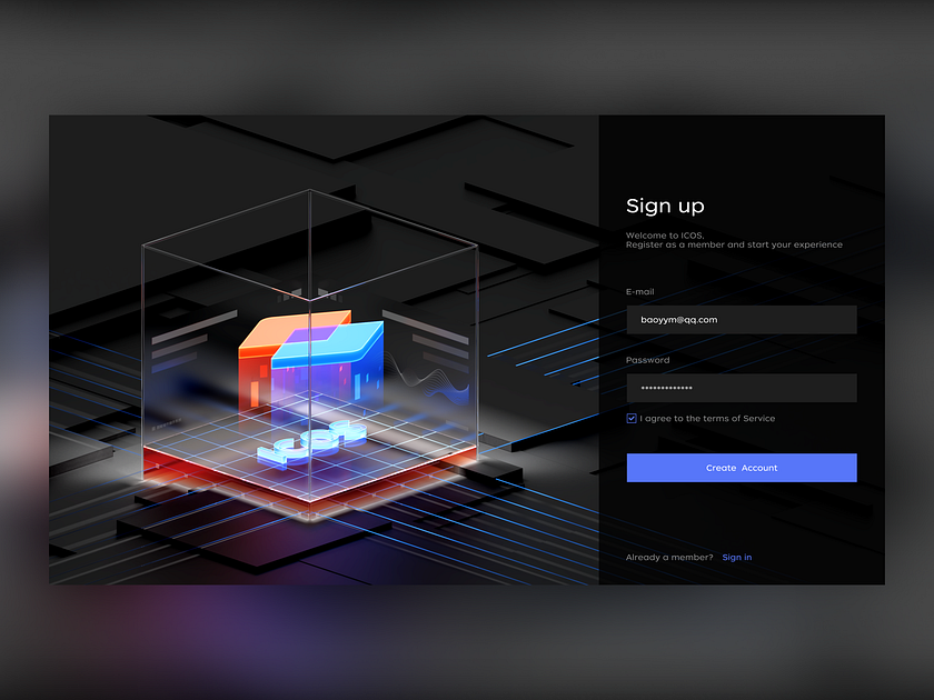 Login designs, themes, templates and downloadable graphic elements on ...