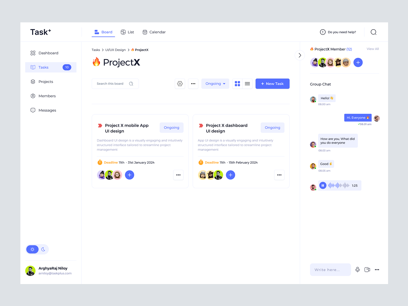 Task Plus - Task Management App by ArghyaRaj Niloy on Dribbble