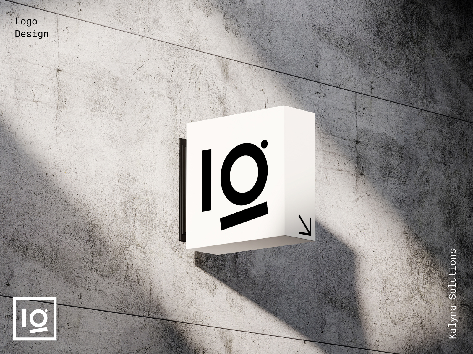 Logo Design. IQ by Kalyna Design on Dribbble
