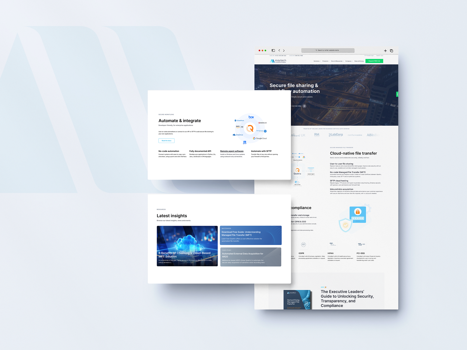 Data transfer website by Jull on Dribbble