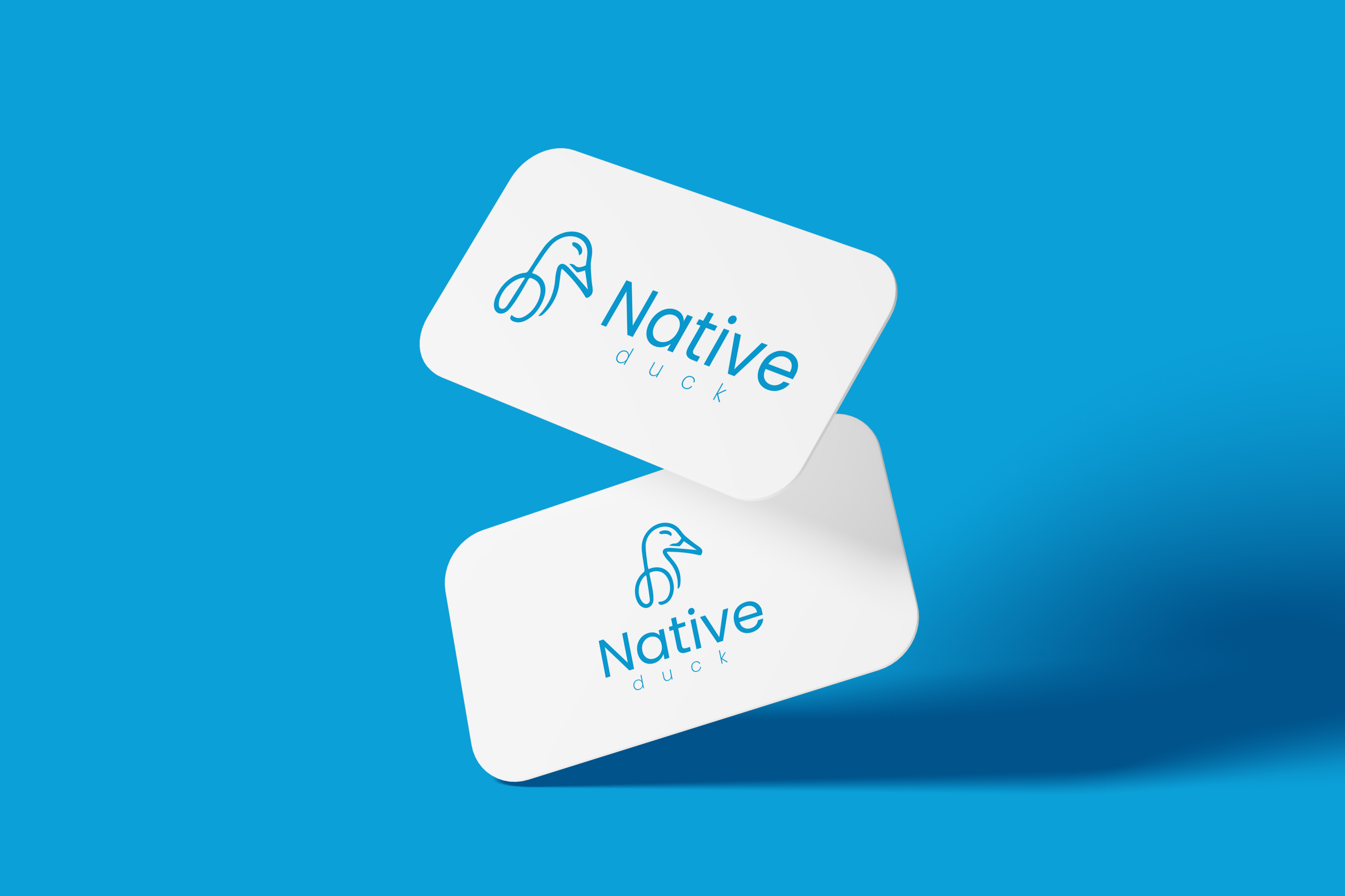 native duck logo by Abir Hossain Waffi on Dribbble