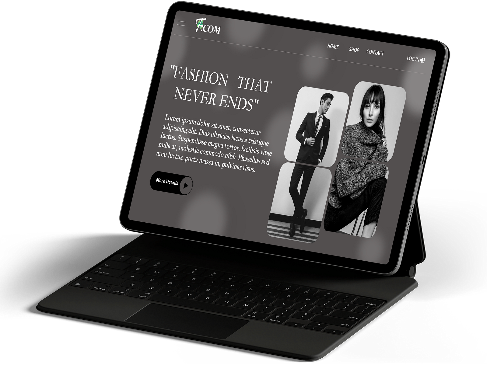 F.com | Fashion website Landing page Design by Khansa Ch on Dribbble