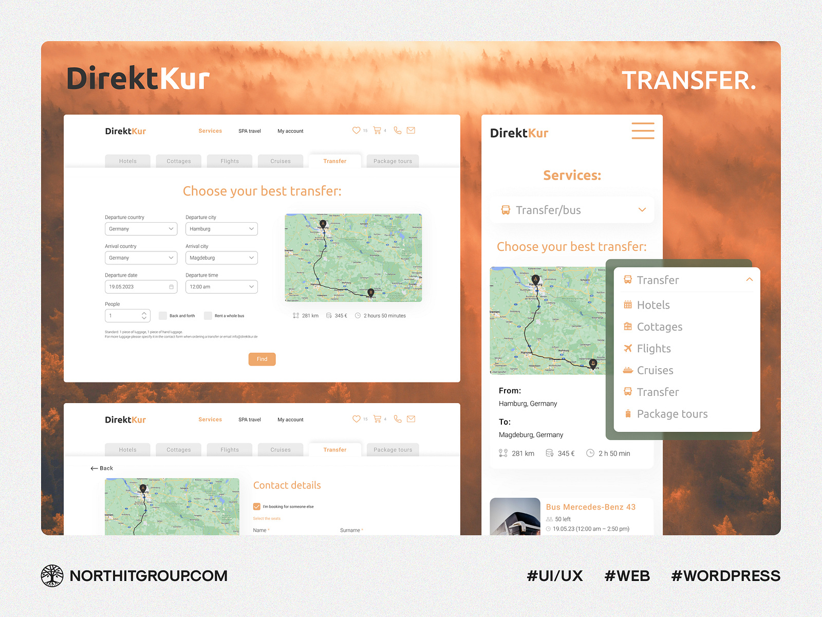 Cards, flow, way, transfer, order, services by North IT Group GmbH on Dribbble