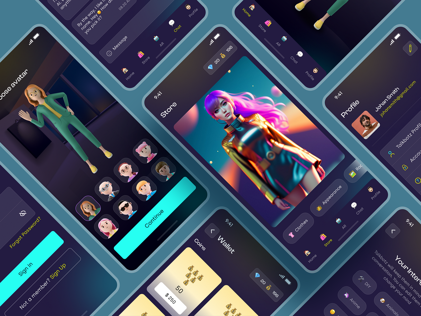Talk Botz - AI Based App Design by Vikrant Jain for Codiant Software ...