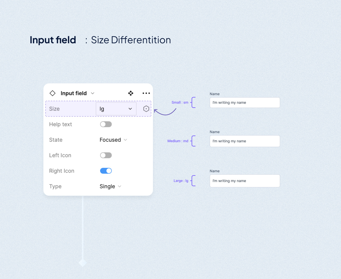 Design system 101 : Input field by Regunathan on Dribbble