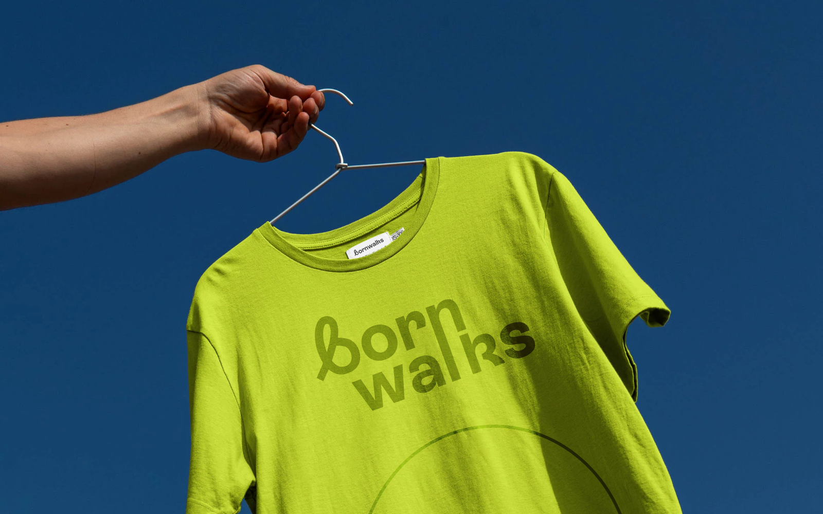 BornWalks' - A Logo Branding App design by Vikrant Jain for Codiant ...