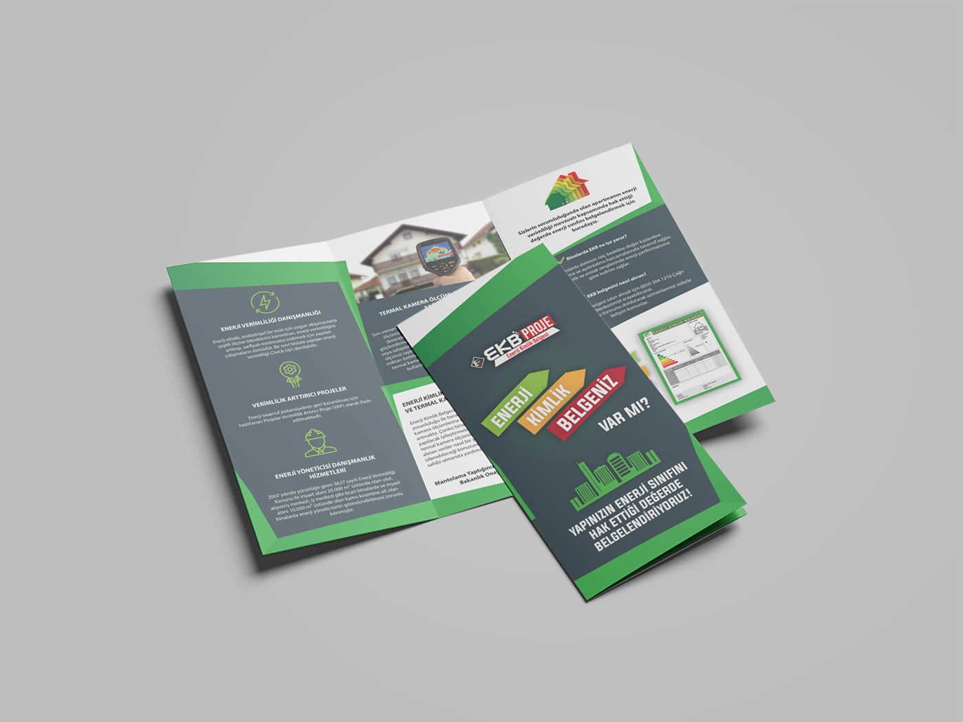 Tri-Fold Brochure Design | EKB Proje by Miray Candan on Dribbble