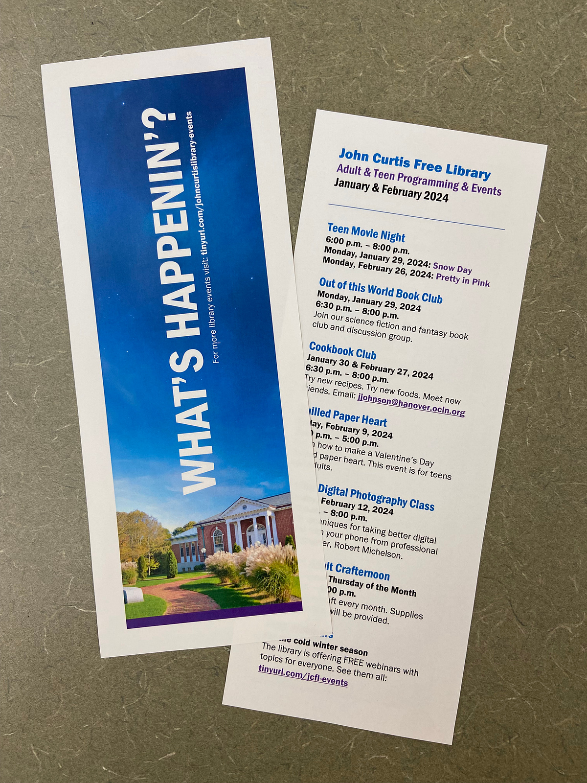 Library Handout (White Design) by Joe on Dribbble