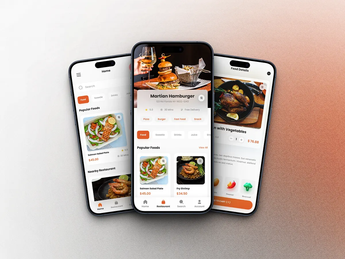 Food Order UI designs, themes, templates and downloadable graphic ...