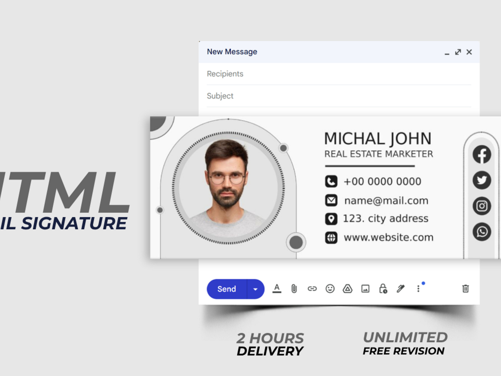 Clickable HTML email signature design by Shifat Hasan on Dribbble Clickable HTML email signature design by Shifat Hasan on Dribbble