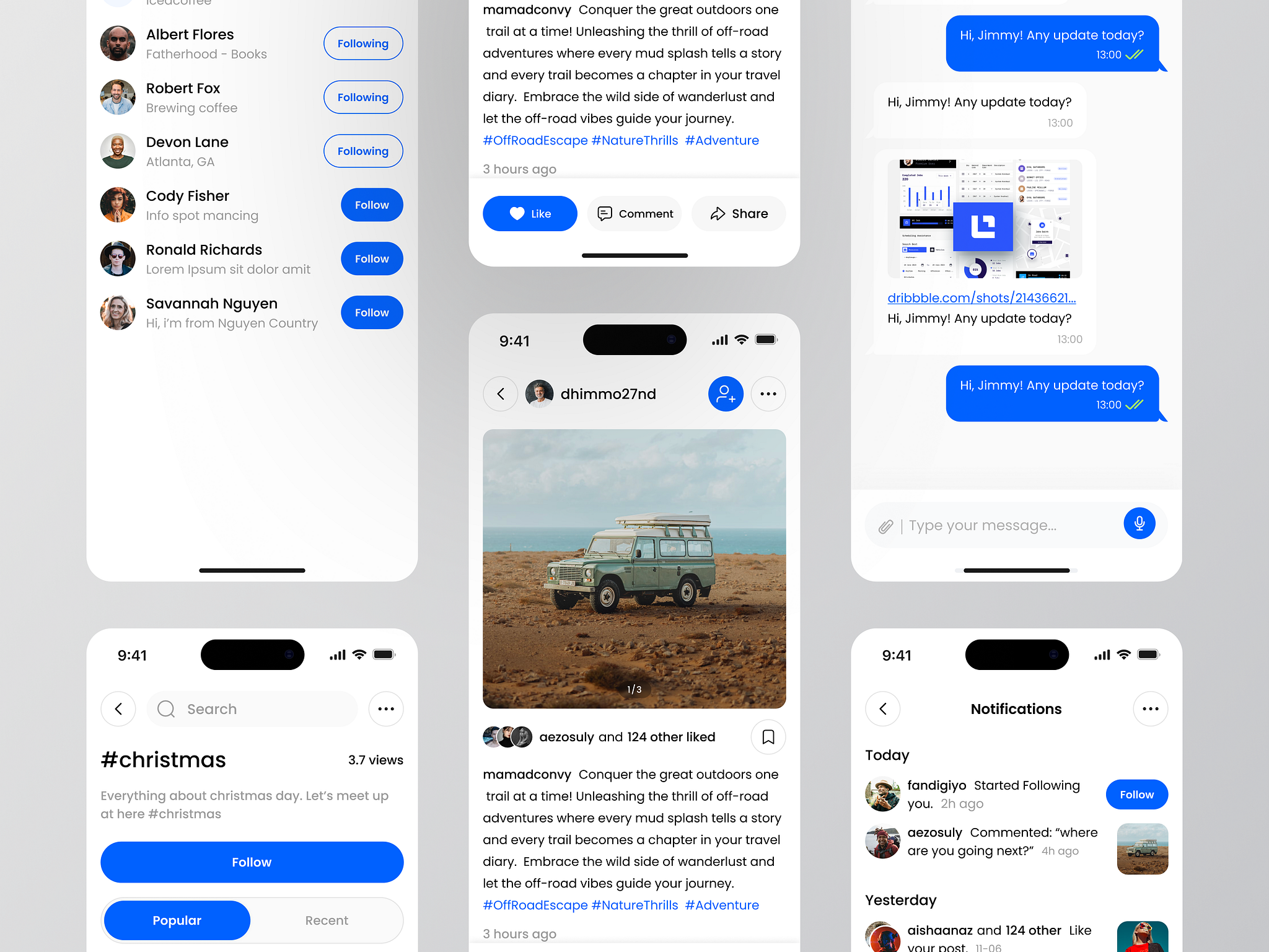 Social Platform | Mobile App by Odama on Dribbble