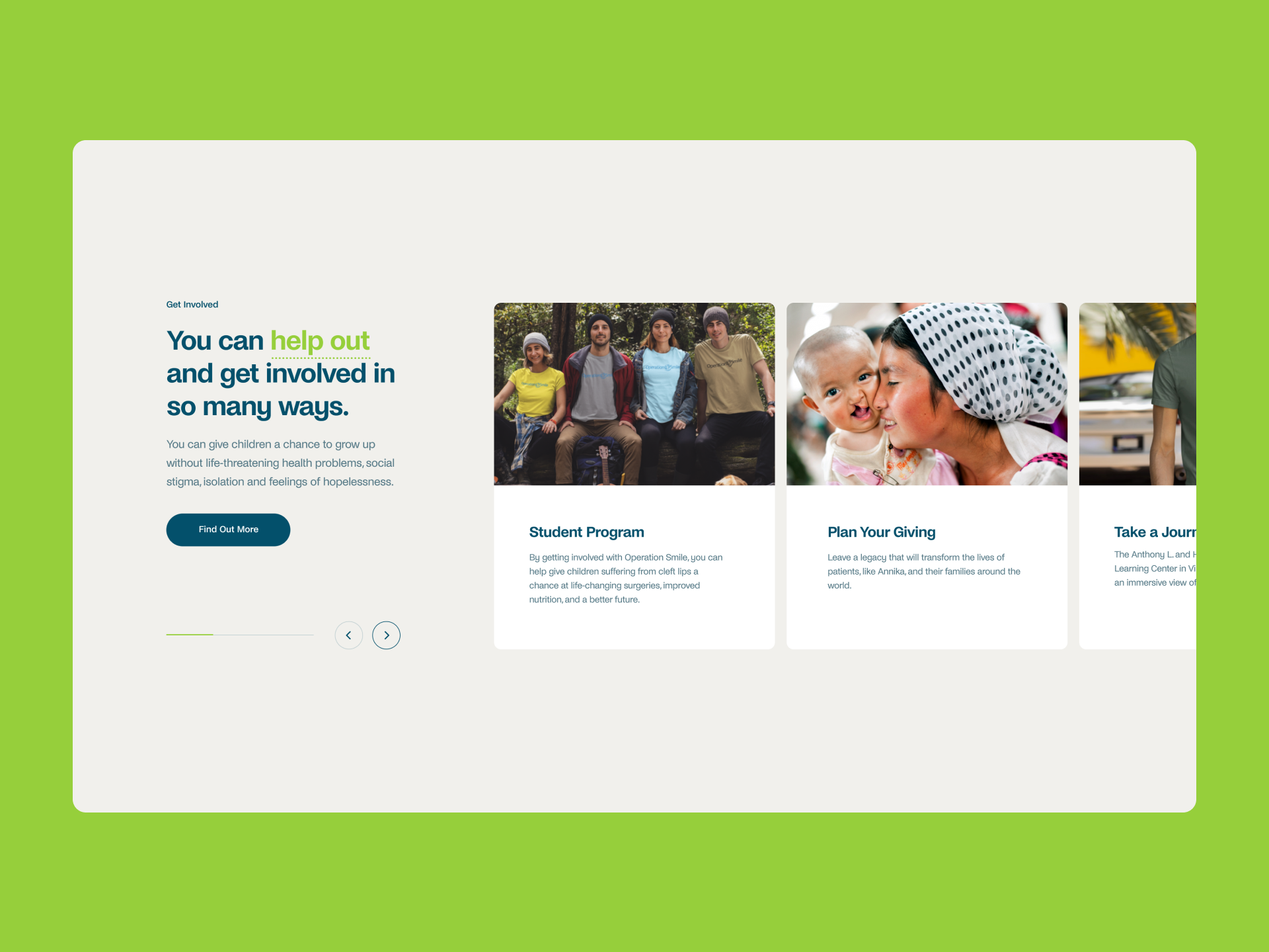 Operation Smile - Design by Neutral Studio on Dribbble