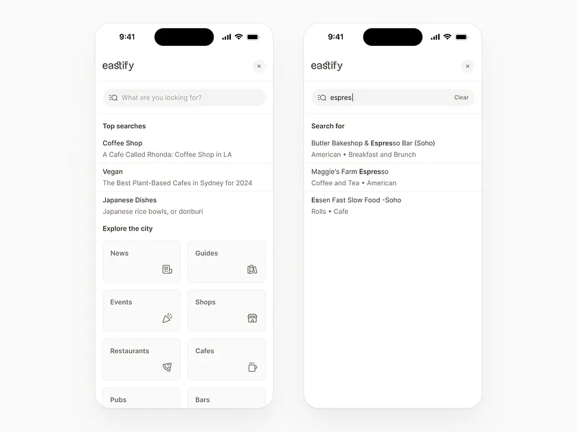 Search Screen designs, themes, templates and downloadable graphic ...