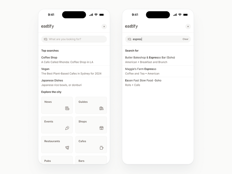 Search Screen designs, themes, templates and downloadable graphic ...
