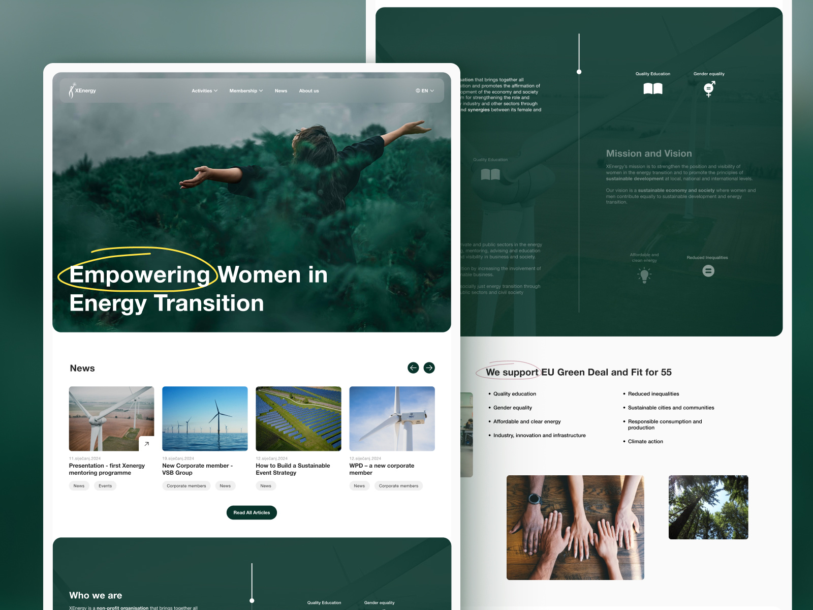 Eco Friendly - Website design by Leon Abramovic on Dribbble