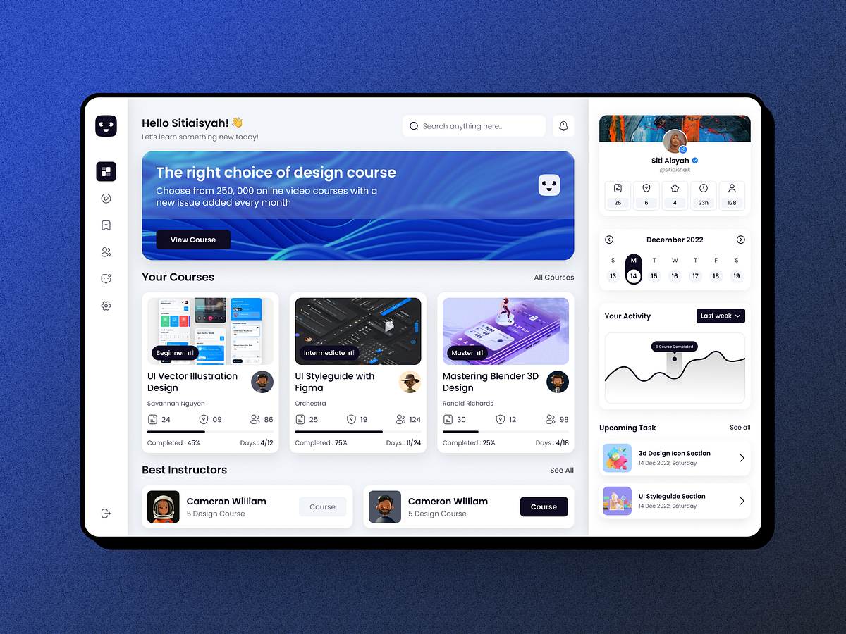 Course UI designs, themes, templates and downloadable graphic elements ...