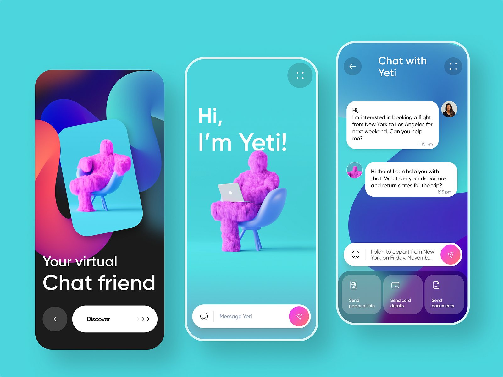 Virtual Chat Friend by LITSLINK Startups Laboratory on Dribbble