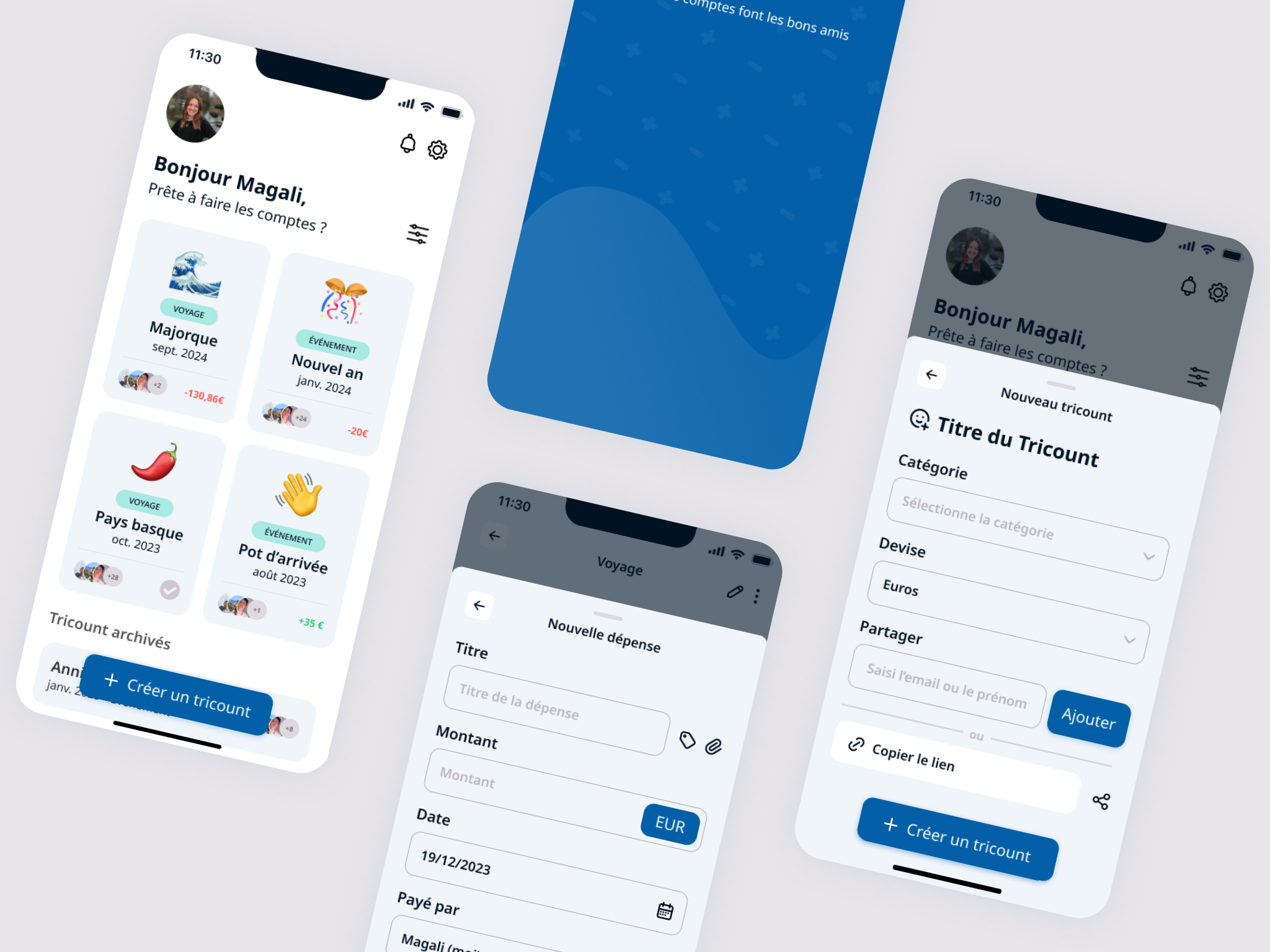 Tricount redesign by Magali on Dribbble