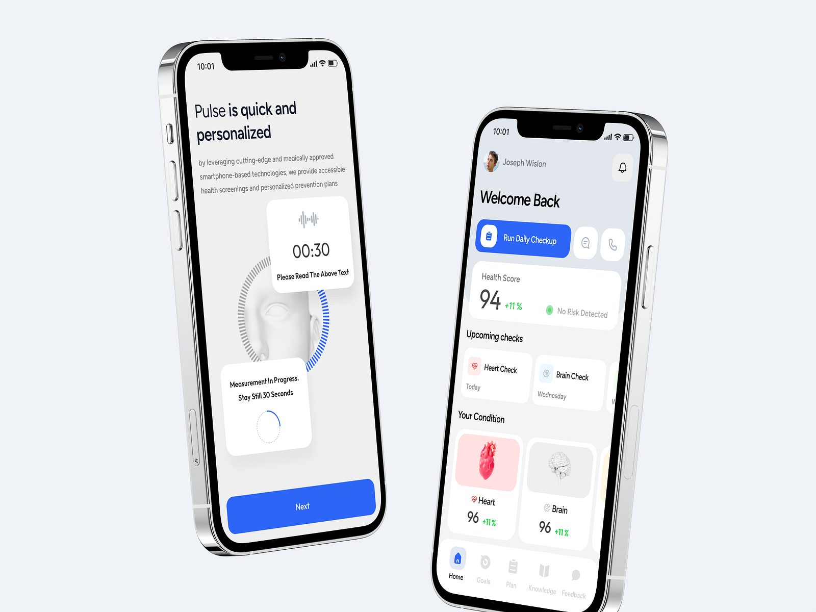Pulse - AI Health Check Medical App UI by Anton H on Dribbble