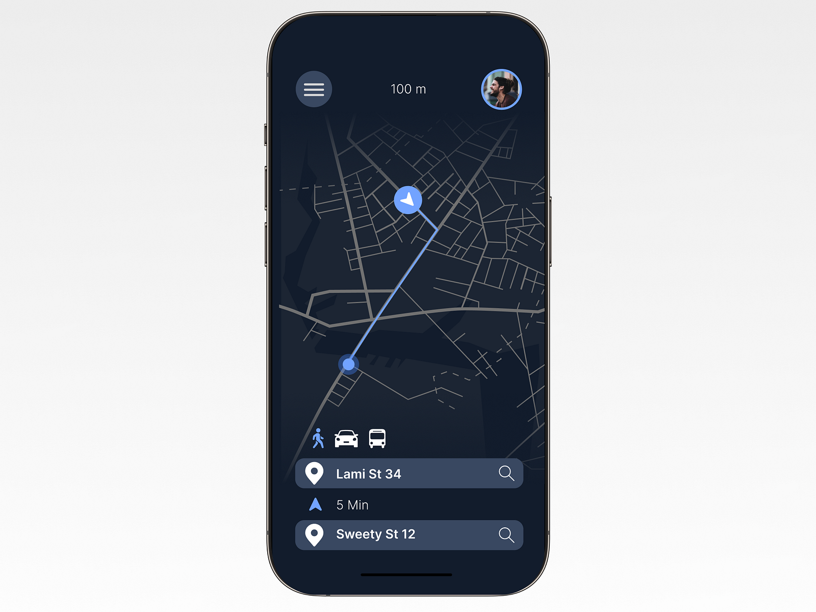 Location Tracker by Ula Zvezdina on Dribbble