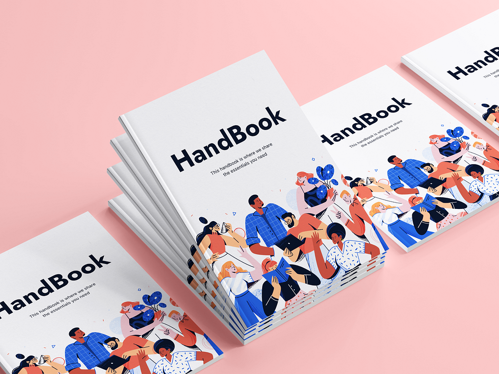 Employee Handbook Cover Design by Deeply Design Studio on Dribbble