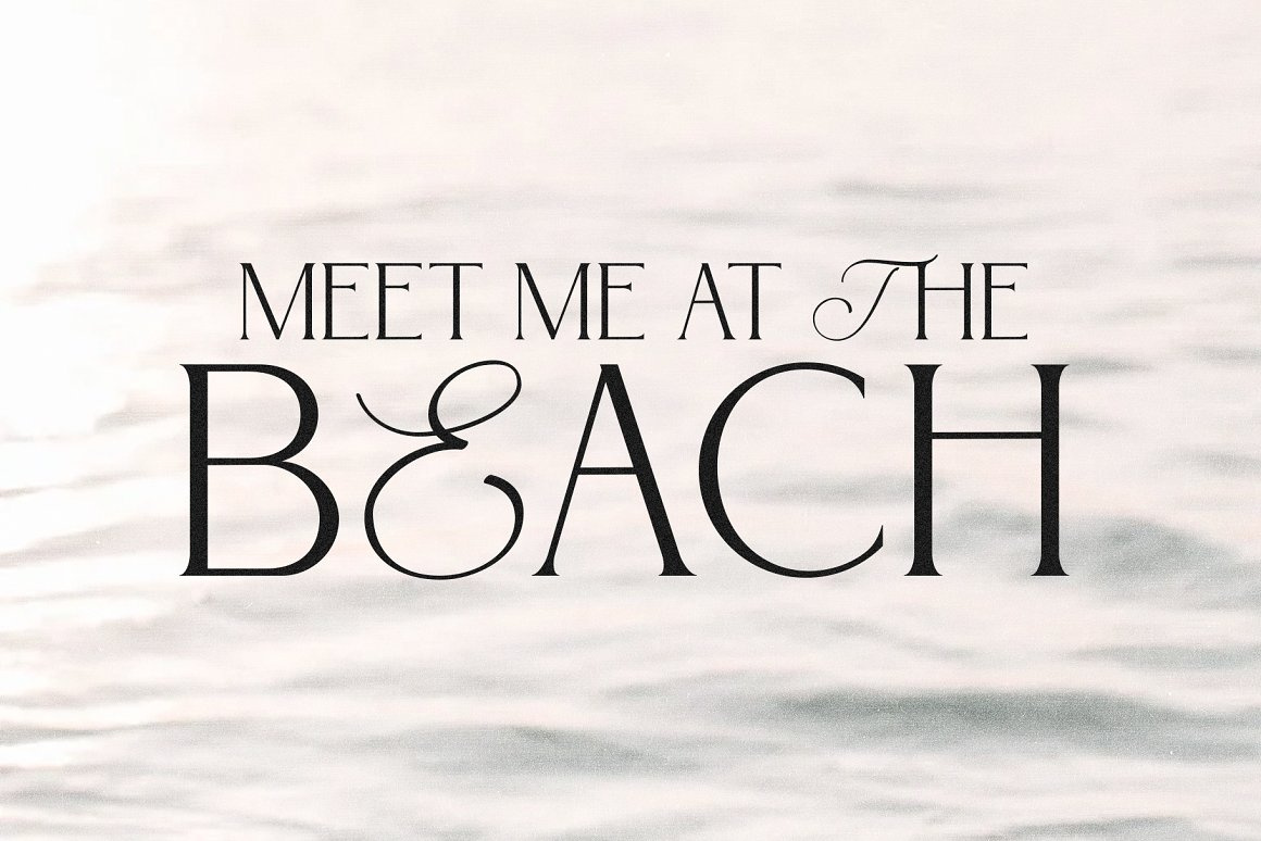 Wilde Ocean | Calligraphy Serif Font by Alfaa on Dribbble