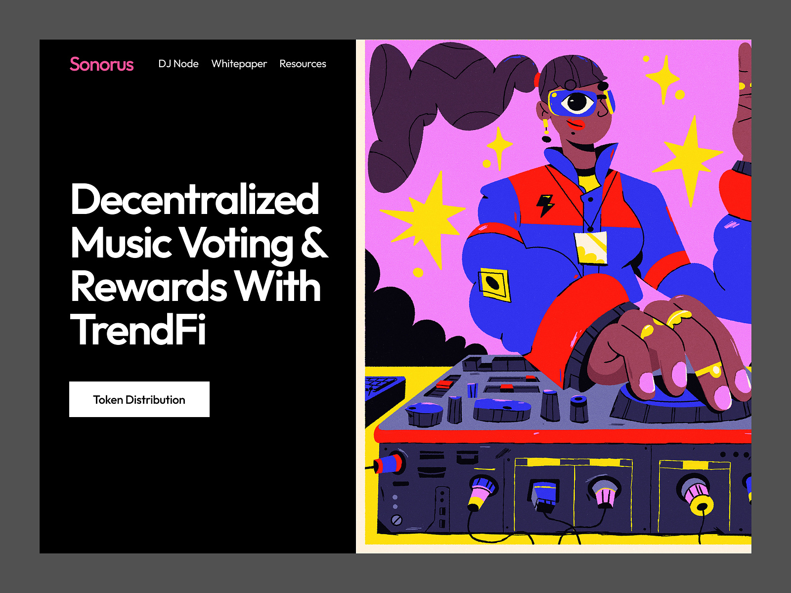 Music Voting Landing Page by Kate Zimina on Dribbble