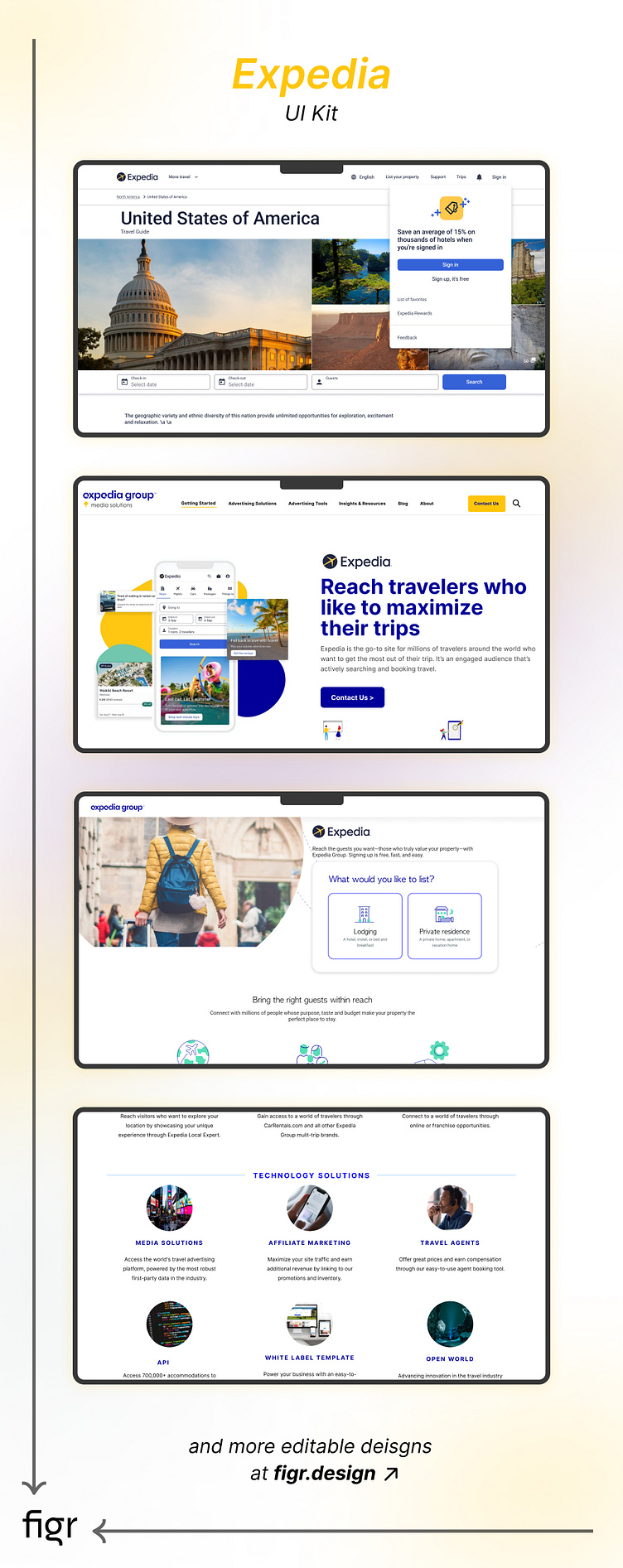 Make Expedia UI your own by Figr Design on Dribbble