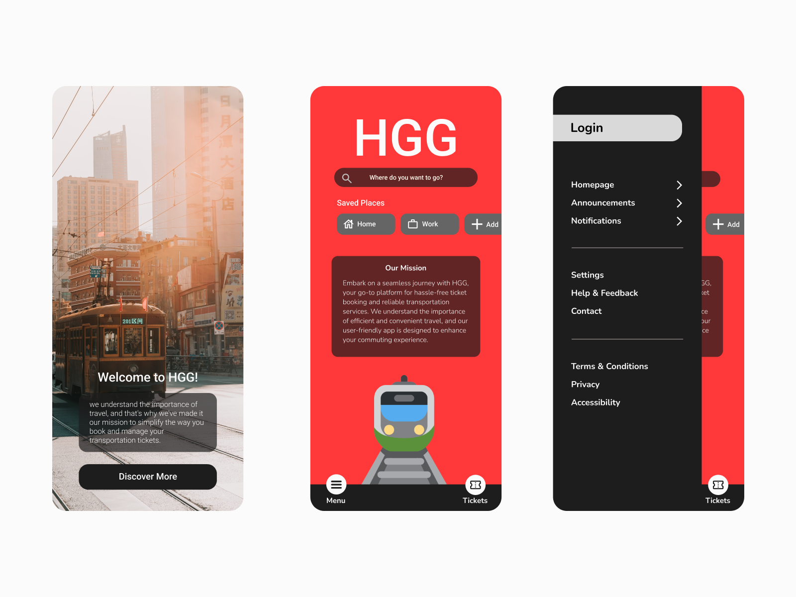 Transportation System App Design by RhinoPixel on Dribbble