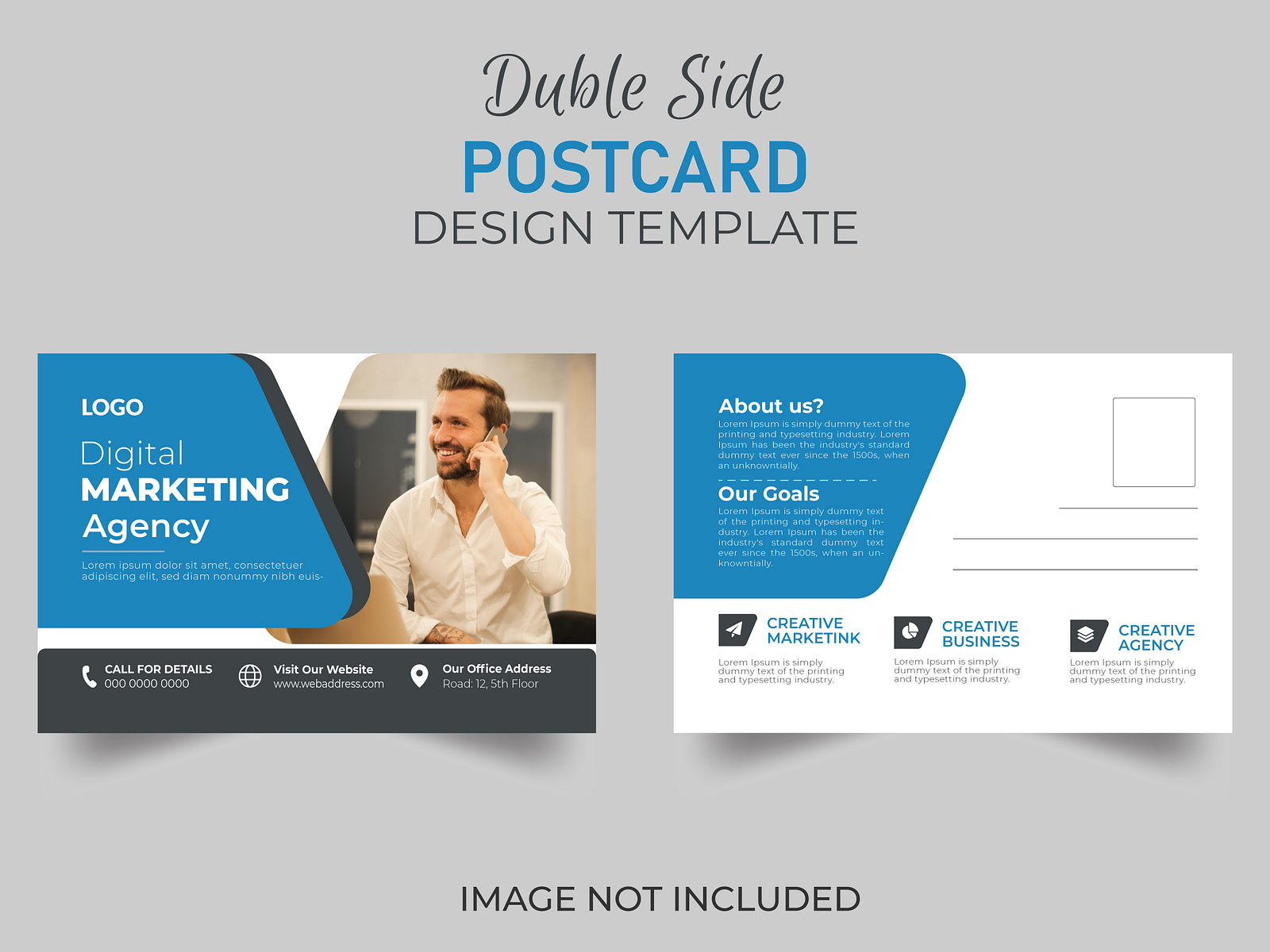 Post Card Design Template by Md. Al Mushe Arian on Dribbble