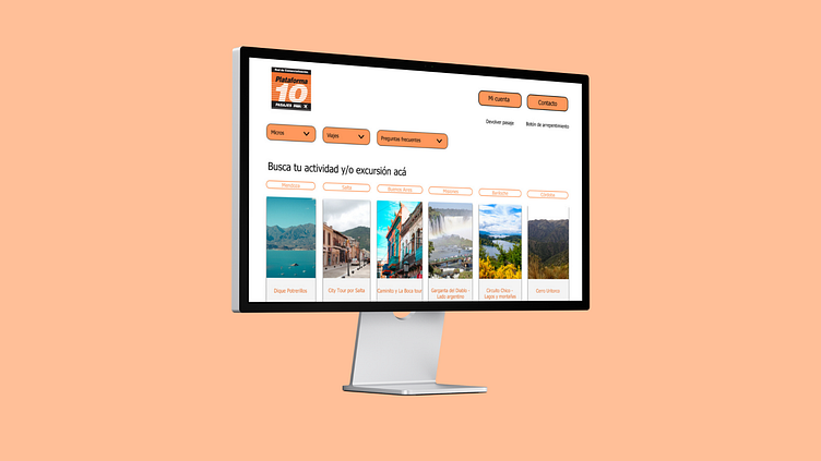 Desktop UX/UI redesign Plataforma 10 by Valentina Aldana Arce on Dribbble