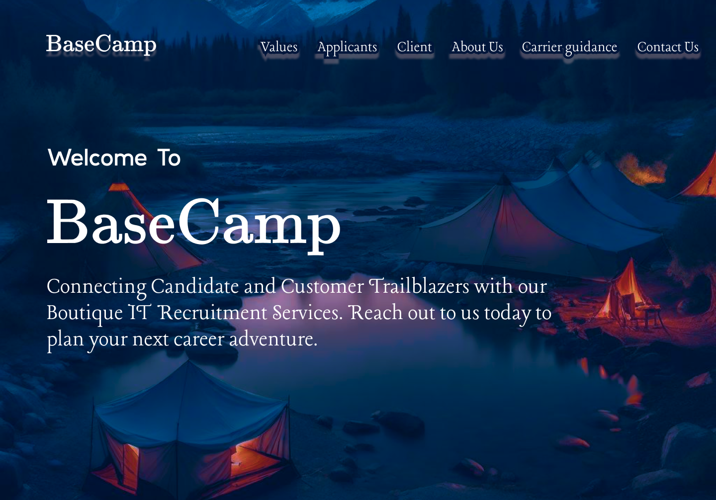HR Recruitment Base Camp website by theragasudha on Dribbble
