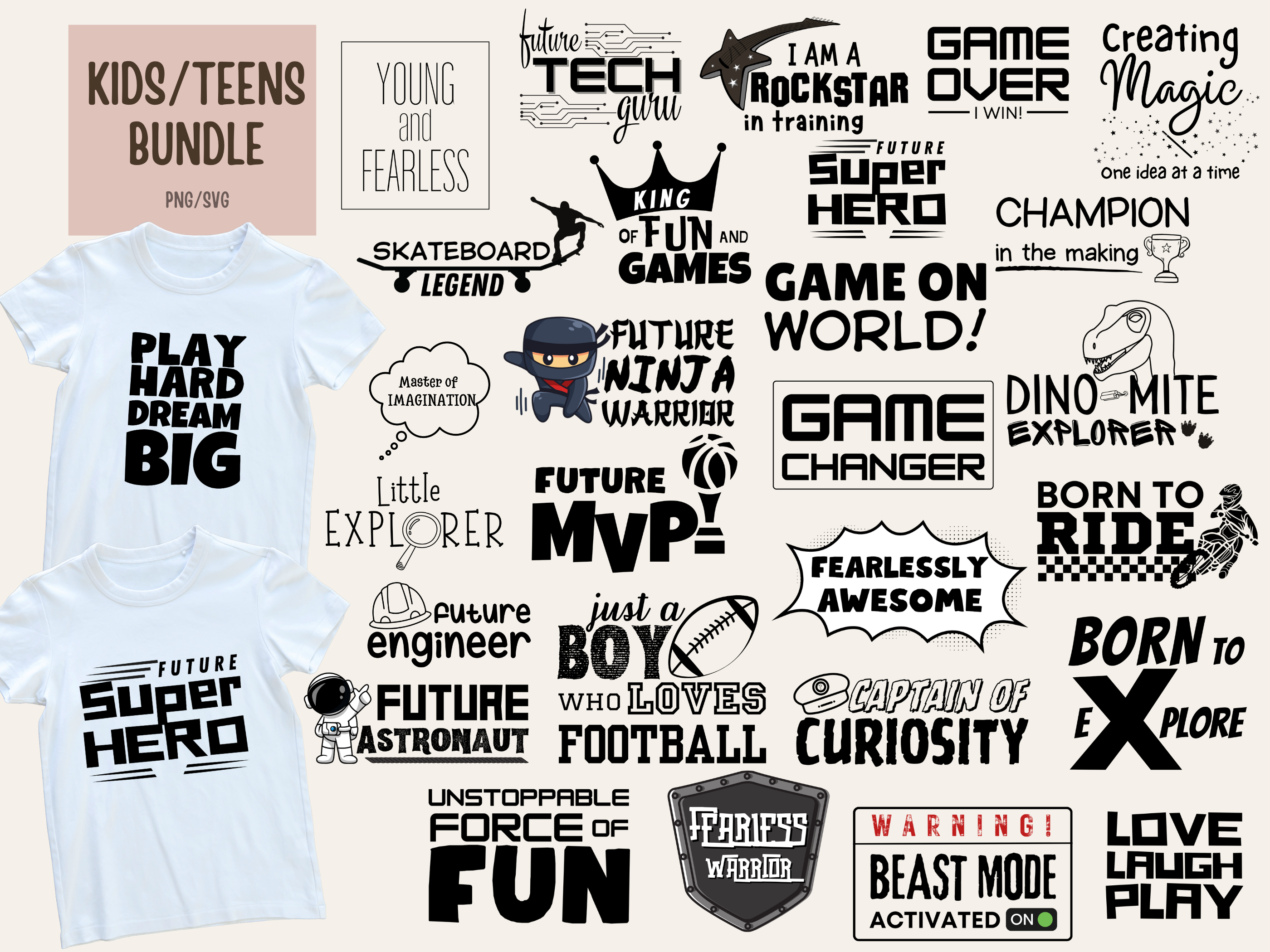 Kids Bundle designs, themes, templates and downloadable graphic ...