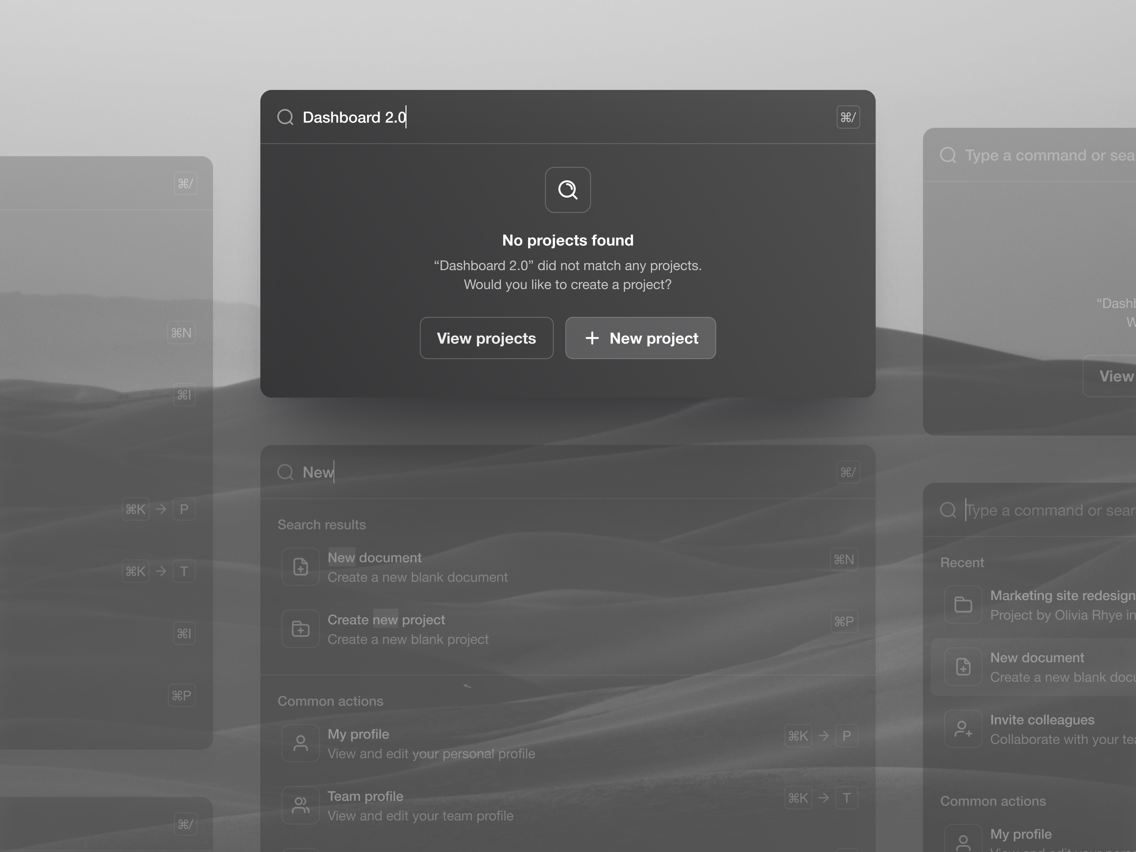 Command+K search menu — Untitled UI by Jordan Hughes® on Dribbble
