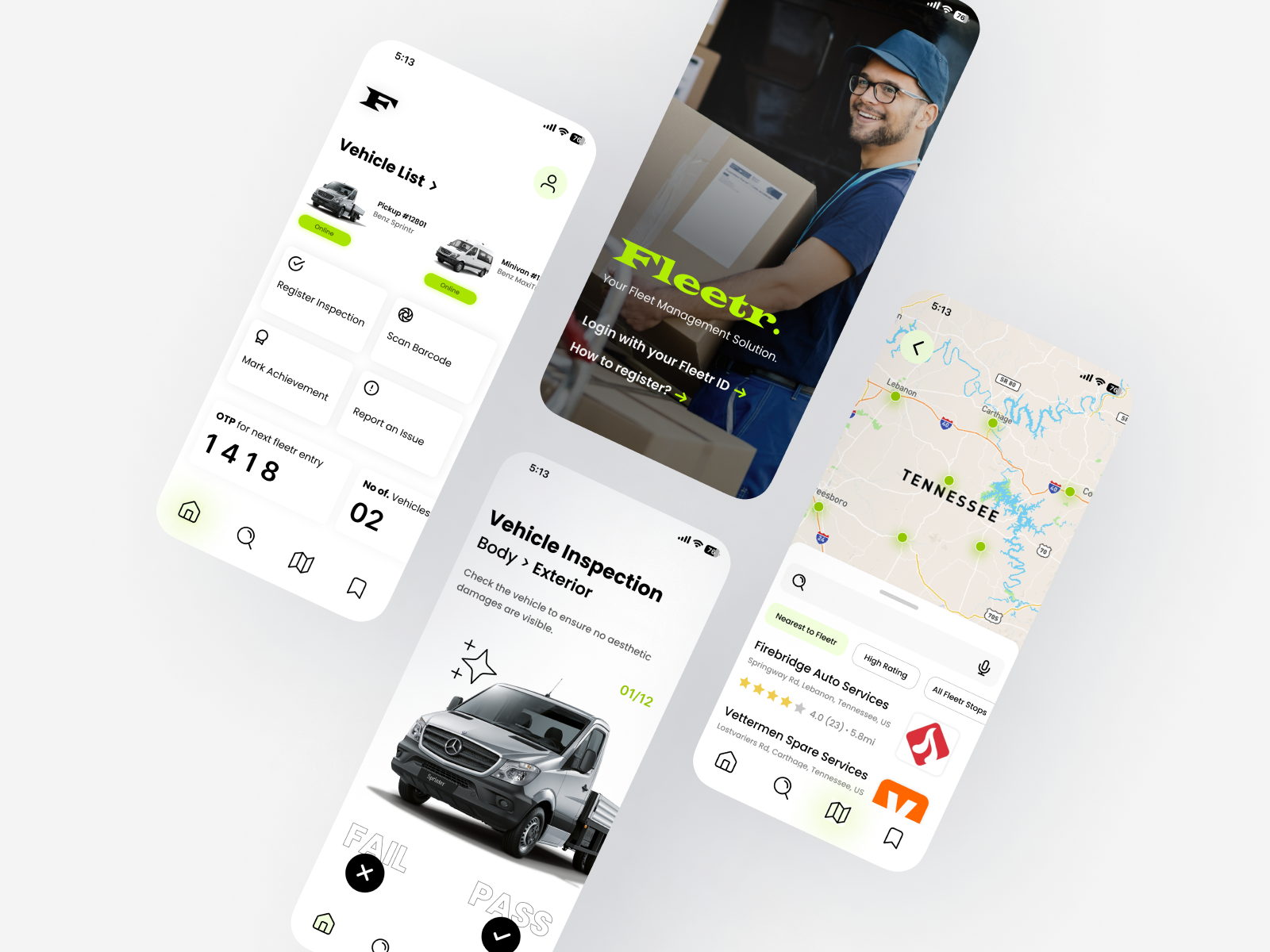 Fleet Management App Design - Design Concept 🚛 by Sudeep S D on Dribbble