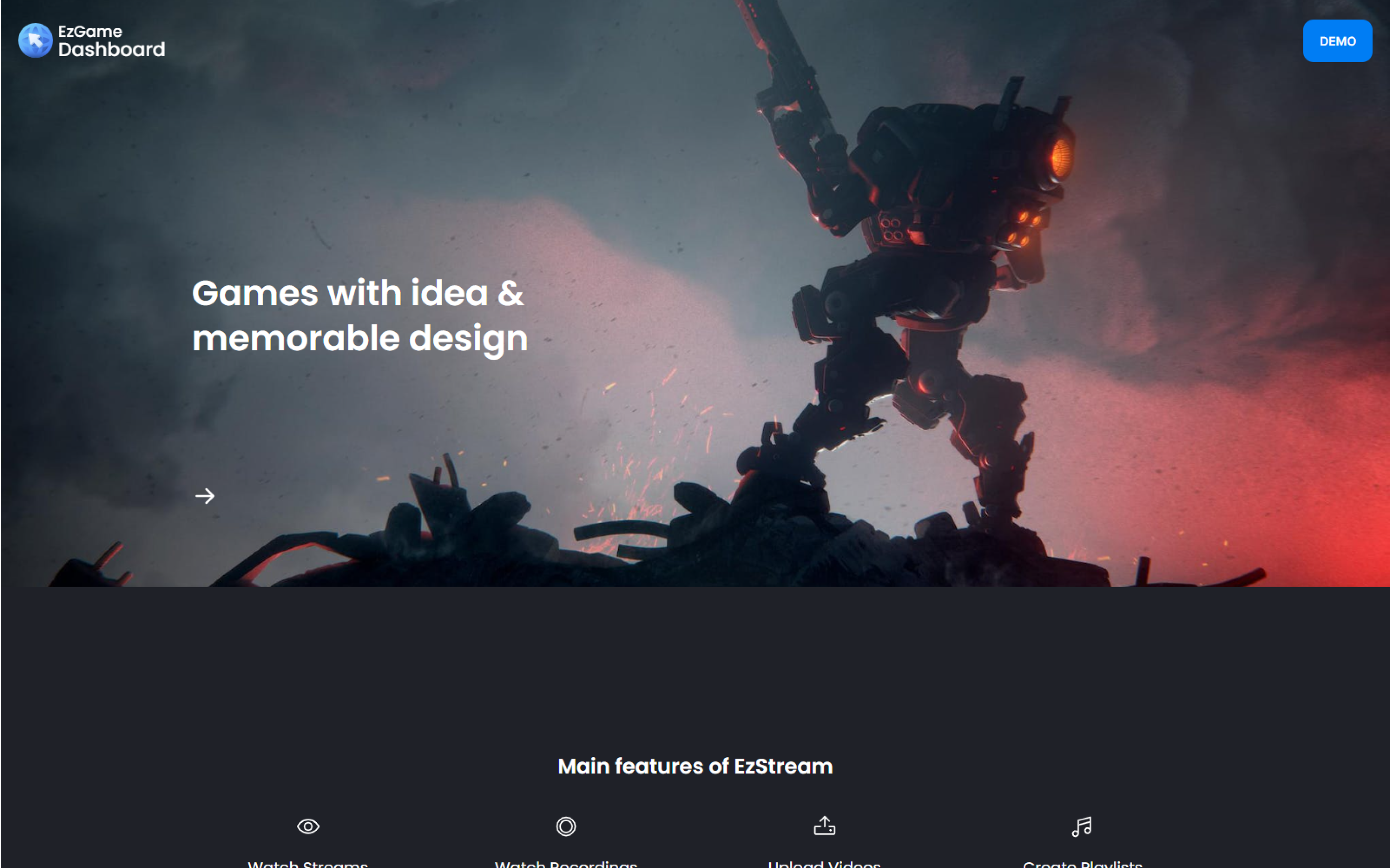 Ez Game Dashboard NoCode Web Template by EazyCode on Dribbble