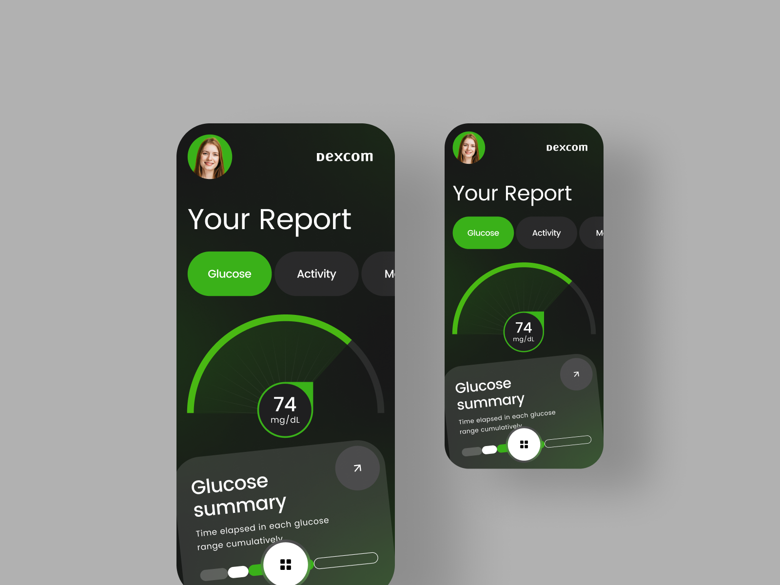 Dexcom - Glucose Tracking Smart App by Stan D. on Dribbble