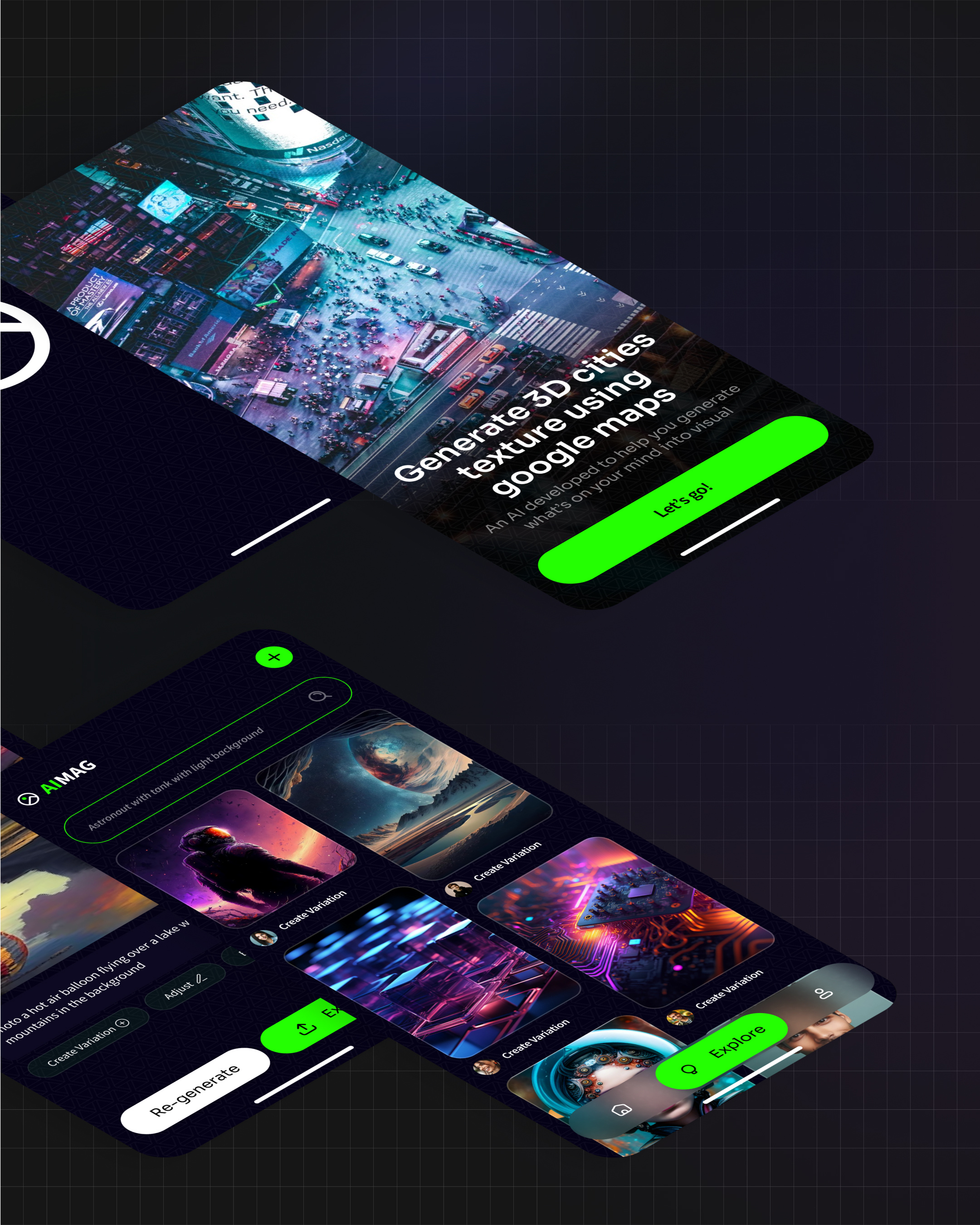 AI Image Generator App UI Design Challenge by Bharat Dhimmar on Dribbble