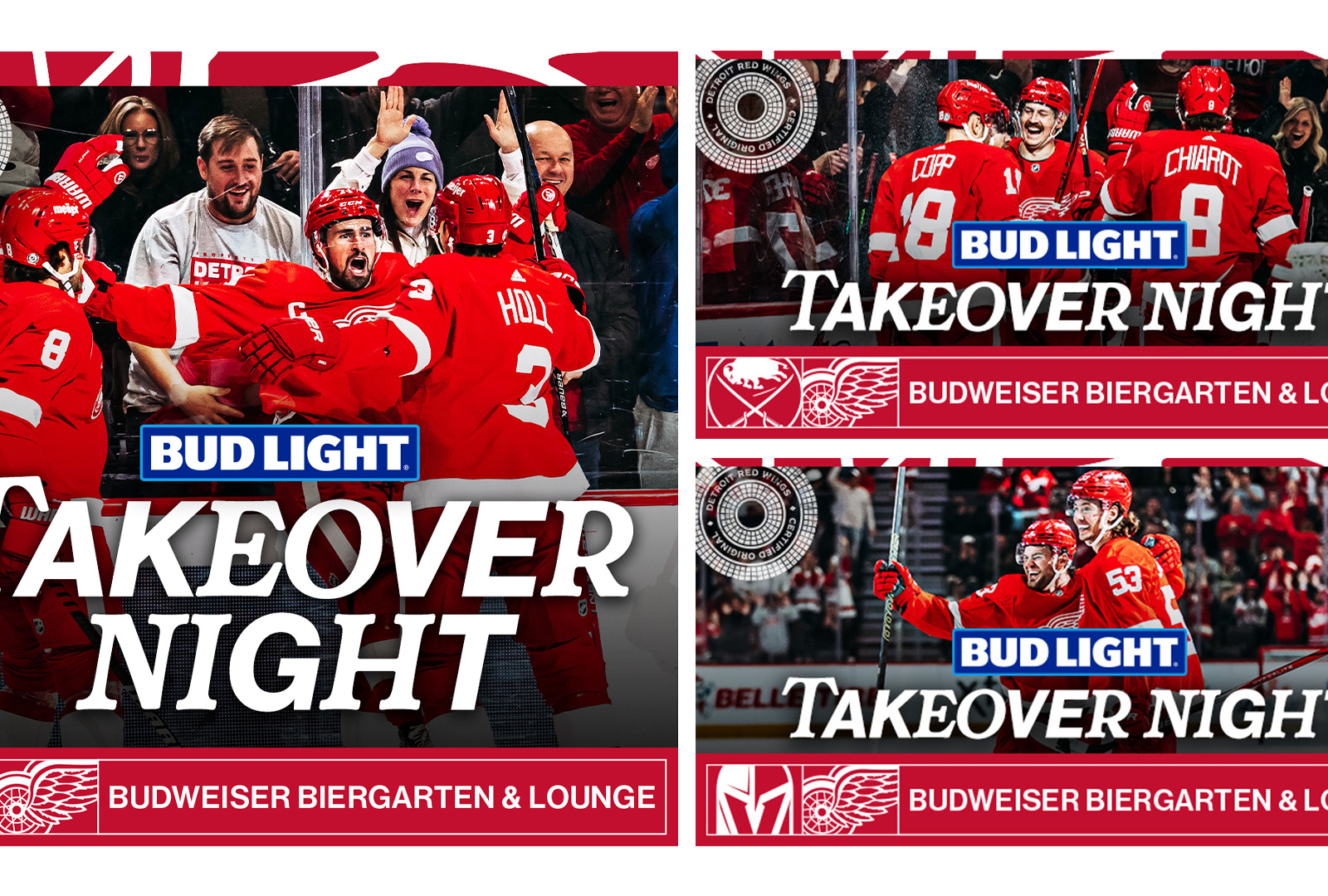 Red Wings - Bud Light Takeover by Justin Garand on Dribbble