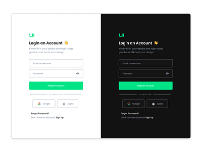 UI Login Screen designs, themes, templates and downloadable graphic ...