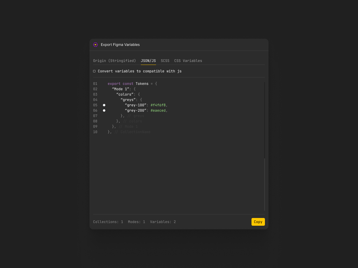 Export Figma Variables Plugin By Your Comrade And Friend Dennys On Dribbble 