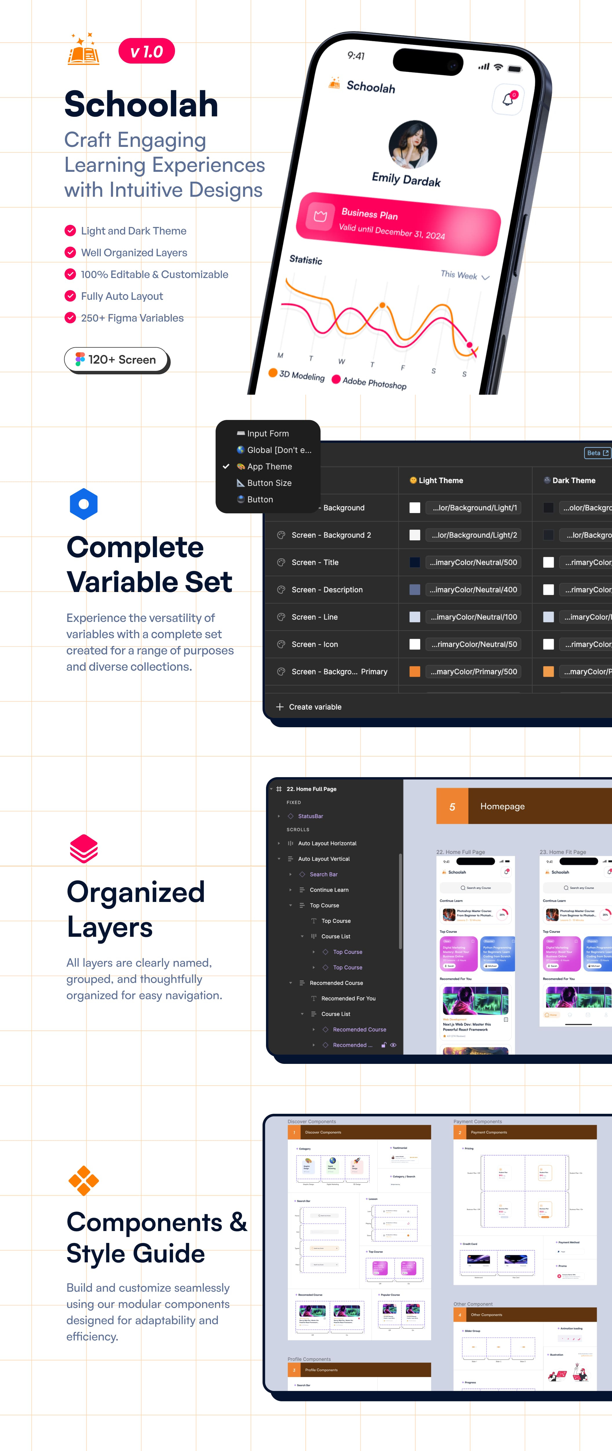 Schoolah - Online Course App UI Kit by Freza Ade on Dribbble