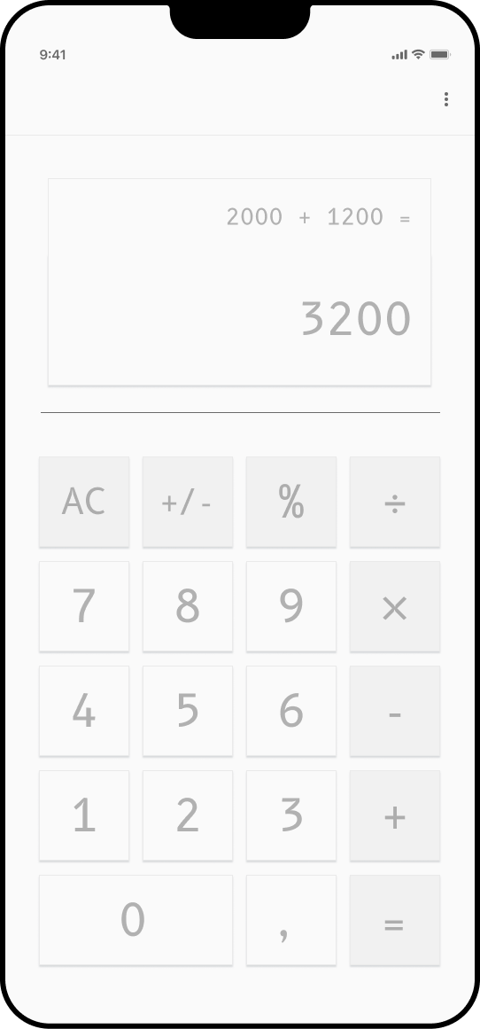 #004 | Calculator by Thamires Bizarria on Dribbble